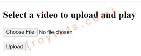 upload and play video using flask roy tutorials