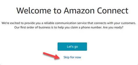 step 2 create an instance amazon connect