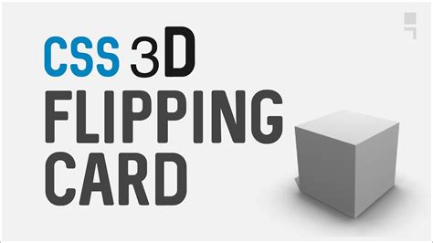 css 3d flipping card how to transform 3d rotate flip a card with css