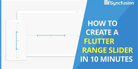 how to create a flutter range slider in 10 minutes dev community