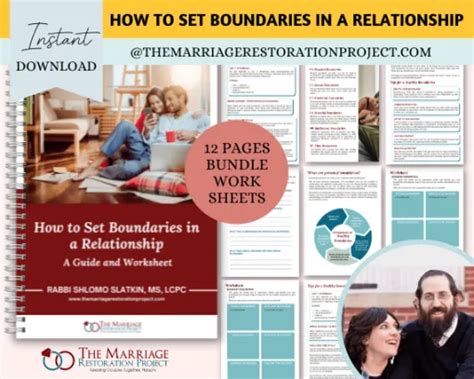 Setting Boundary Worksheets For Couples Personal Boundaries