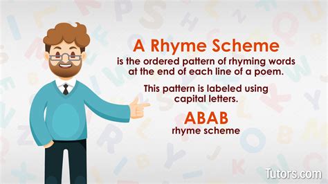 Rhyme Scheme Definition And Examples Litcharts Poetry