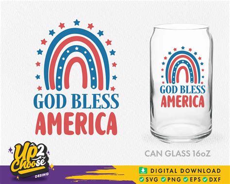God Bless America Svg God Bless Usa Svg 4th Of July Svg Etsy