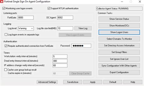 technical tip how to setup ts agent configuration fortinet community