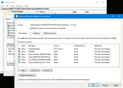 remove open powershell window here from context menu in windows 10