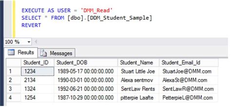 dynamic data masking feature in sql server 2016