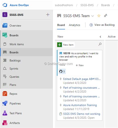 github integration with azure devops dotnetcurry