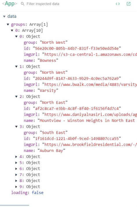 javascript how do i access a property of each json