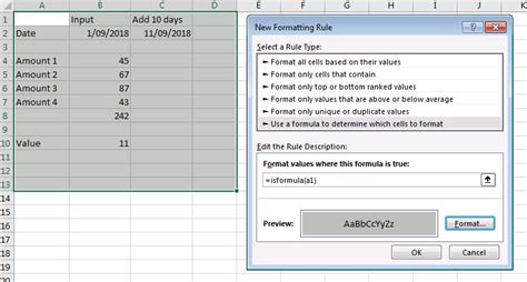 formulas in excel 2013