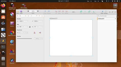 complete graphic design suite on ubuntu 20 04 inkscape gimp krita