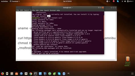 ubuntu 17 10 metasploit framework install step by step in