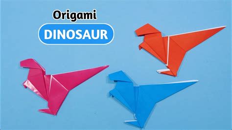 How To Make An Easy Origami Dinosaur Tutorial On How To Make Origami