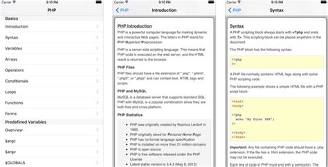 5 programming language quick reference iphone apps