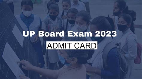 Up Board Admit Card 2023 Out Tomorrow Upmsp Roll Number List To Be