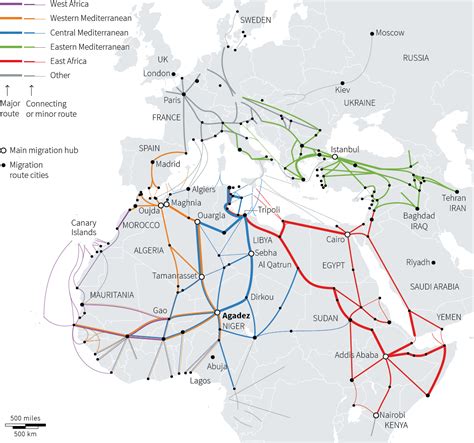 Europes Migrant Crisis A Roundup Of Visualizations Storybench