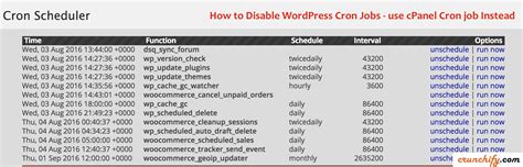 how to disable wordpress cron jobs initiated by wp cron