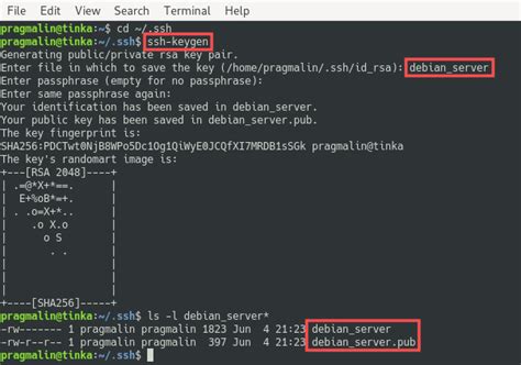 generate and copy ssh key to server pragmaticlinux