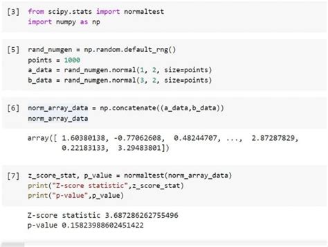 python scipy normal test [with examples] python guides