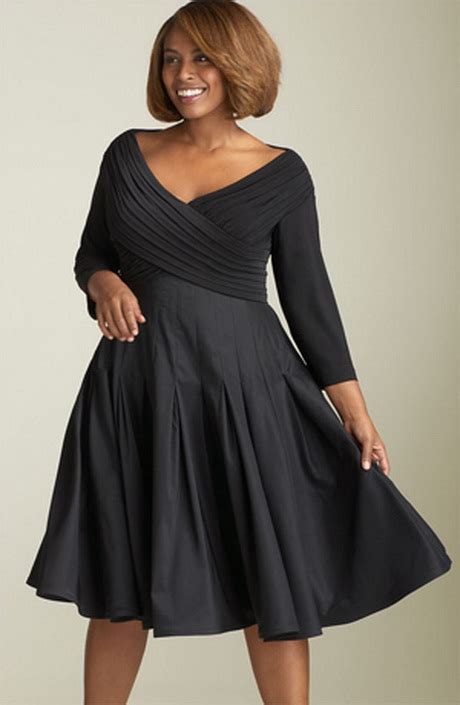 Plus Size Black Cocktail Dresses