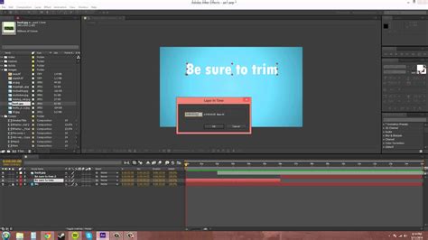 after effects cs6 tutorial 40 trimming and editing layers youtube
