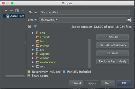 css stop phpstorm file watchers running recursively with