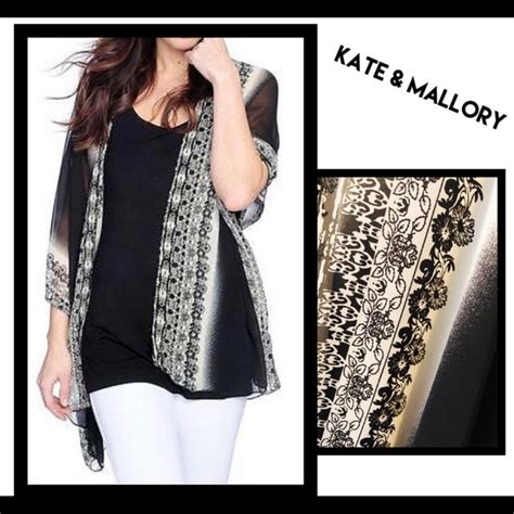 Kate And Mallory Tops Kate Mallory Sheer Duster Poshmark
