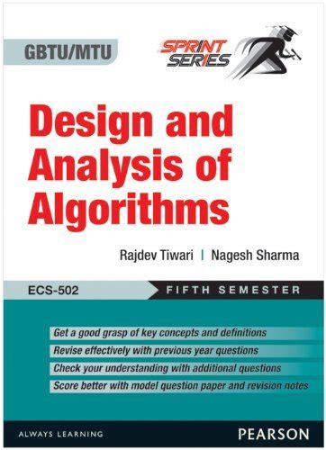 design and analysis of algorithms rajdev tiwari 9789332521674