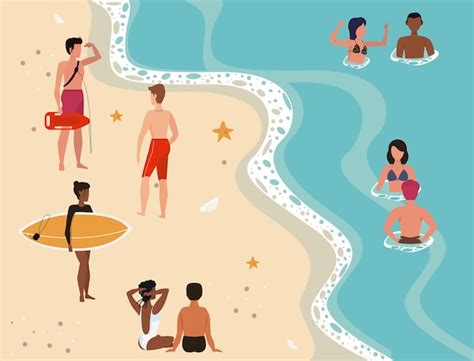 Beach Party Background Clipart