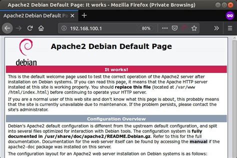 cara membuat web server di debian 9 membuat itu