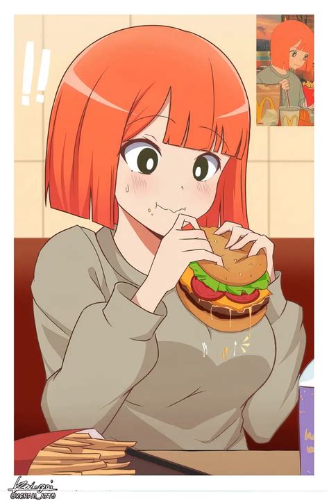 Mcdonalds Waifu Attracts Attention With Eye Catching Illustrations