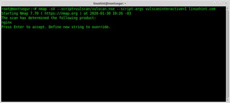 how to use nmap vulscan linux hint