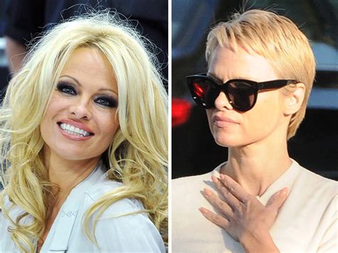 Pamela Anderson Chops Baywatch Hair Into Pixie Cut Celebrity