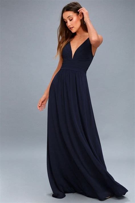 Navy Blue Maxi Dress For Wedding Maxi Dress Blue Navy Blue Maxi