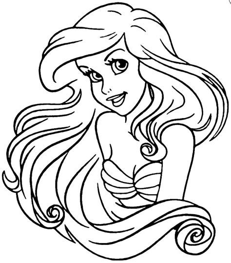 50 Desenhos Para Colorir Da Pequena Sereia Dicas Práticas
