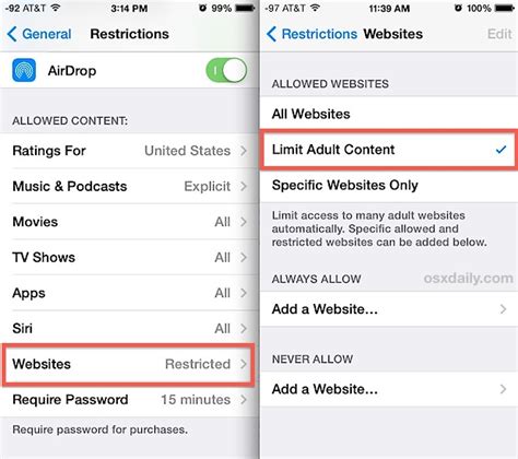 How To Block Access To Adult Content And Websites On Iphone And Ipad
