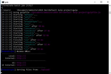 browsersync gulp