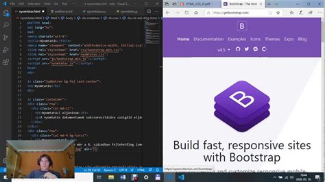 html css bootstarp javascript középszintű érettségi