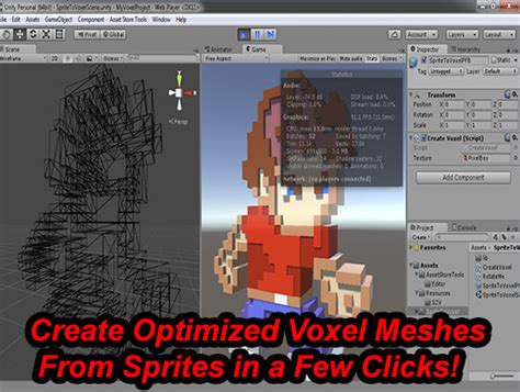 sprite to voxel modeling unity asset store