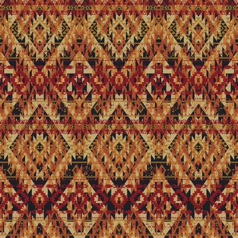 Native American Traditional Fabric Wallpaper Grunge Vintage Vector
