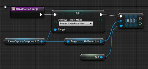 scenecapturecomponent2d render scene primitives always selects the