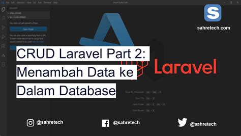 crud laravel part 2 menambah data ke dalam database