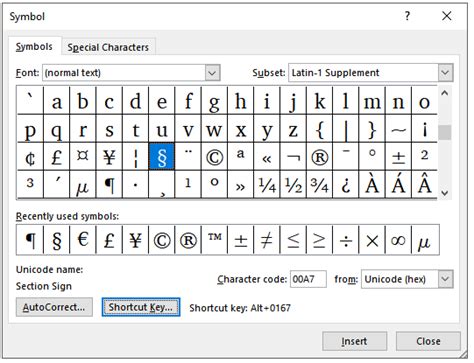 legal ms word help how to assign shortcut keys to commonly used