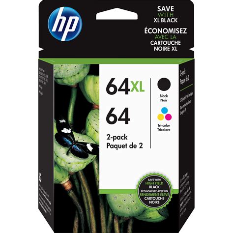 Hp 64xl 64 Ink Cartridges Black Tri Color