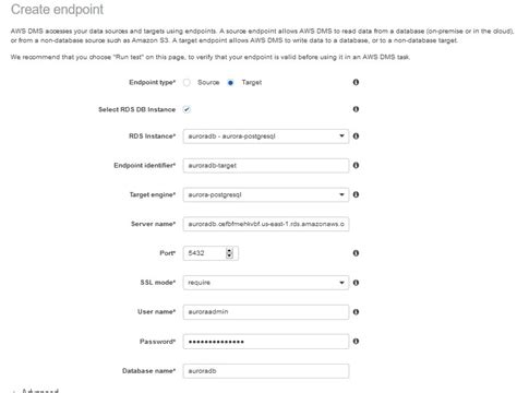 configuring ssl encryption on oracle and postgresql endpoints in aws