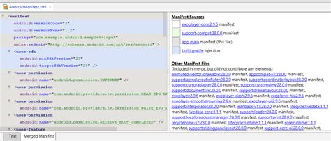 manifest merger failed with multiple errors see logs at
