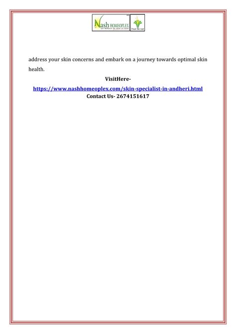 Ppt The Role Of A Dermatologist How A Skin Specialist Can Help You