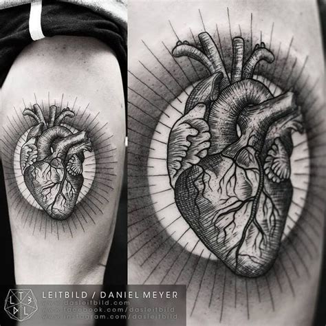 Human Heart Tattoo Outline