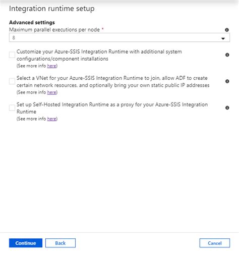 provision the azure ssis integration runtime azure data