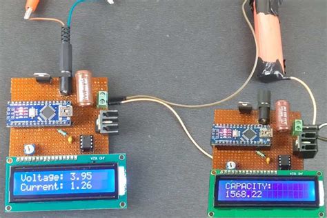 18650 lithium battery capacity tester using arduino