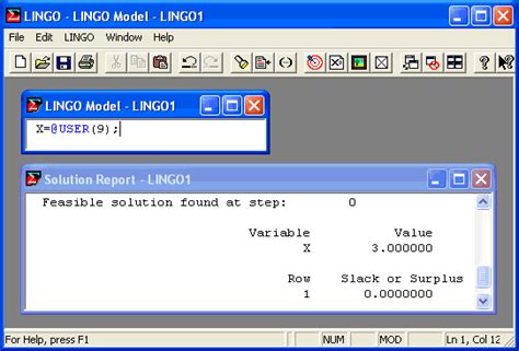 visual c example